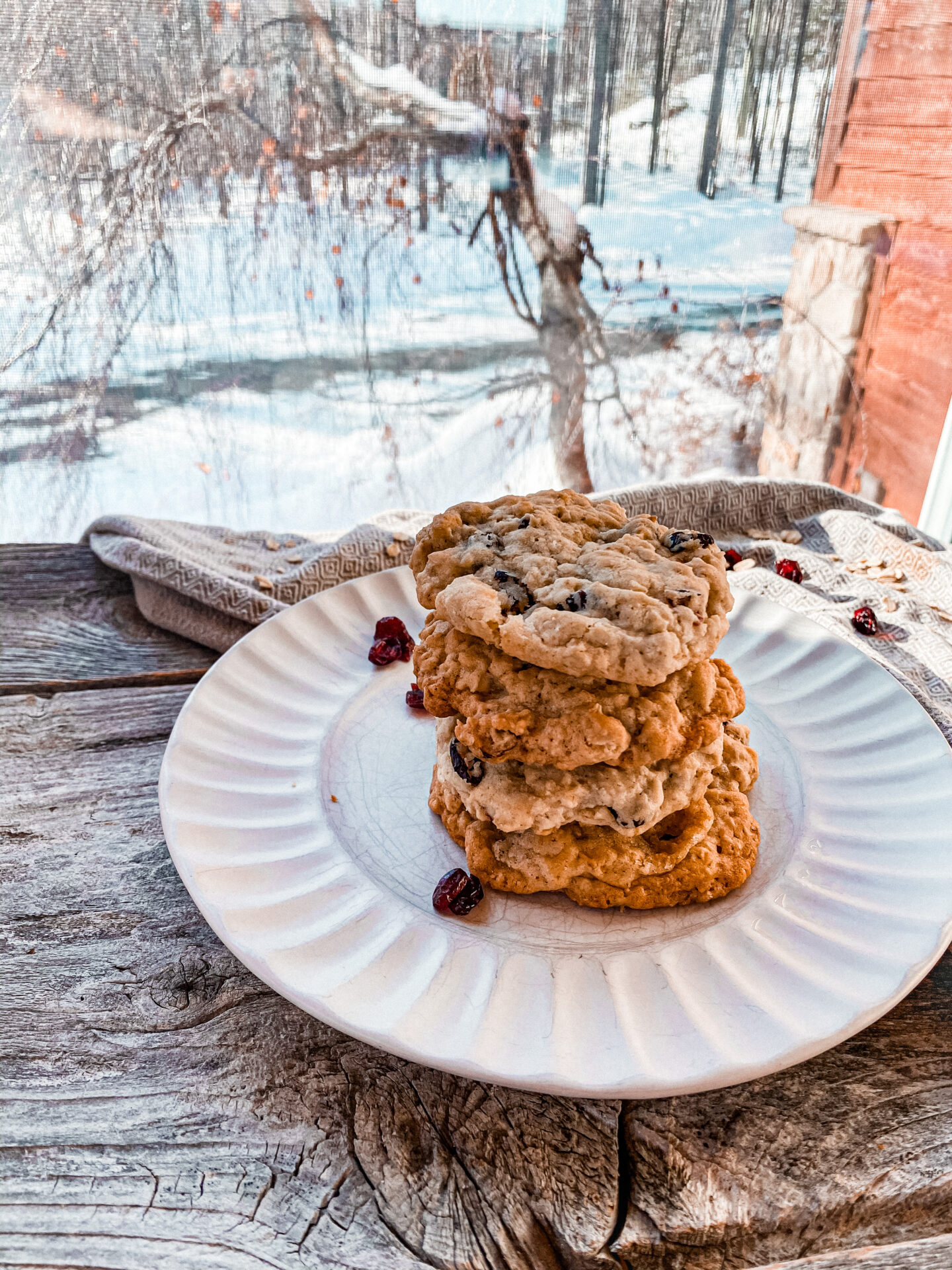Biscuits avoine érable et fruits séchés - Elsa la foodie